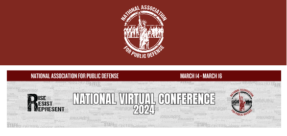 NAPD Virtual Conference March 14-16, 2024 | Missouri State Public Defender